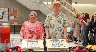 Janie Ward and Clint Stucky retire from Newman