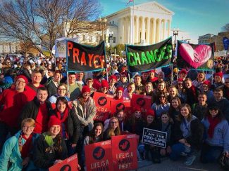 Angela McCoy volunteers as chaperone on March for Life pilgrimage