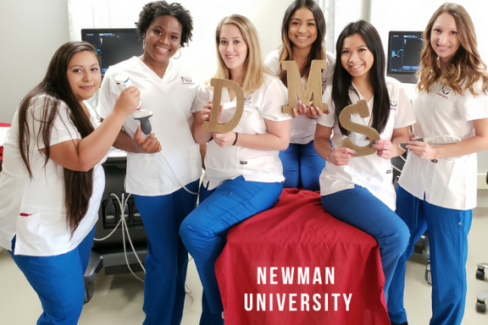 Sonography students at Newman are a step ahead