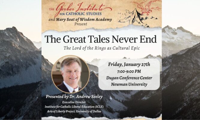 Catholic speaker Andrew Seeley to present at Newman Jan. 27