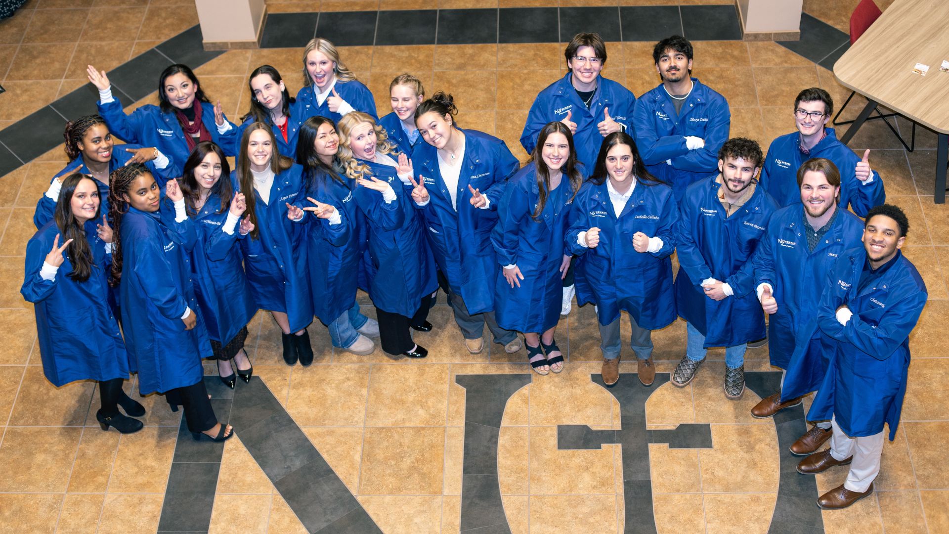 Newman honors 28 science students in the 2026 Lab Coat Ceremony